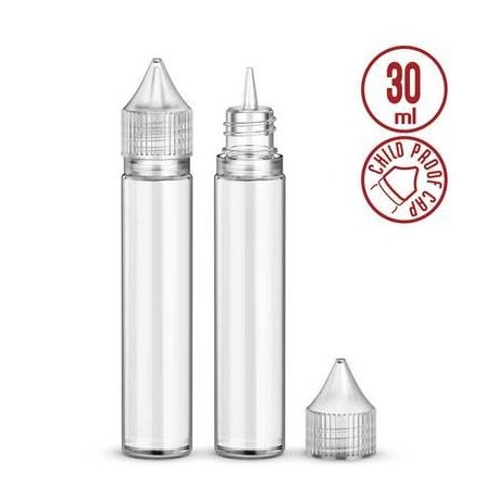 Bote vacio unicorn 30 ml Transparente