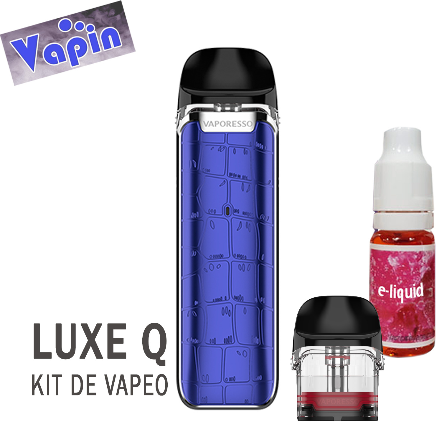 Luxe Q Pod kit de Vapeo (color azul) de Vaporesso | Vapin