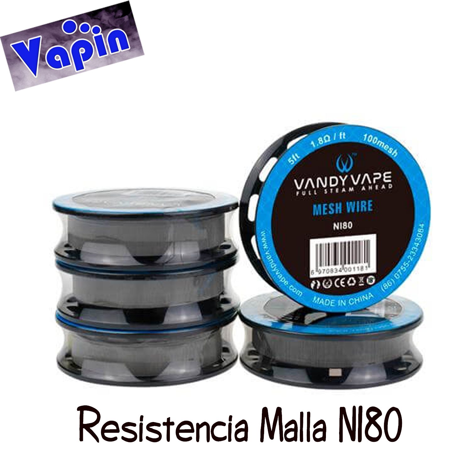Ni80 Mesh Wire 100 mesh 5ft de Vandy Vape | Vapin